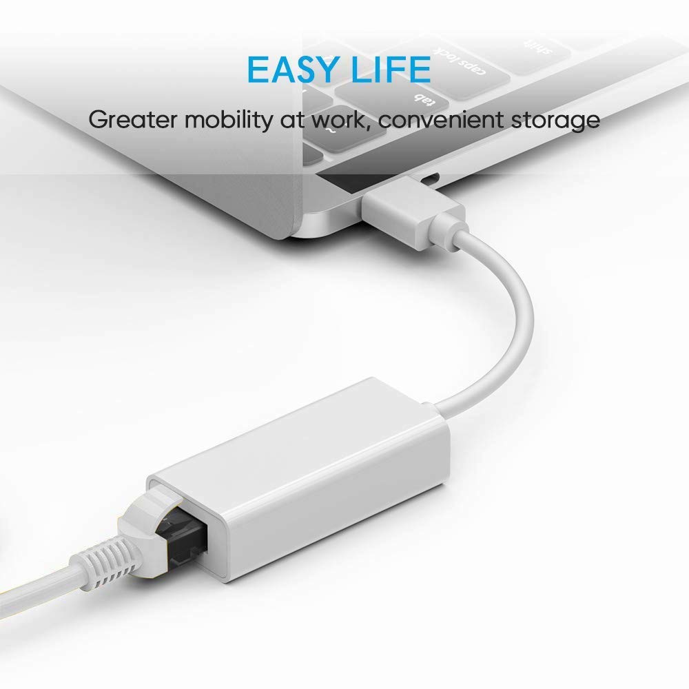 Buy Rocketkart USB to Ethernet Adapter, Foldable USB 2.0 to Gigabit ...