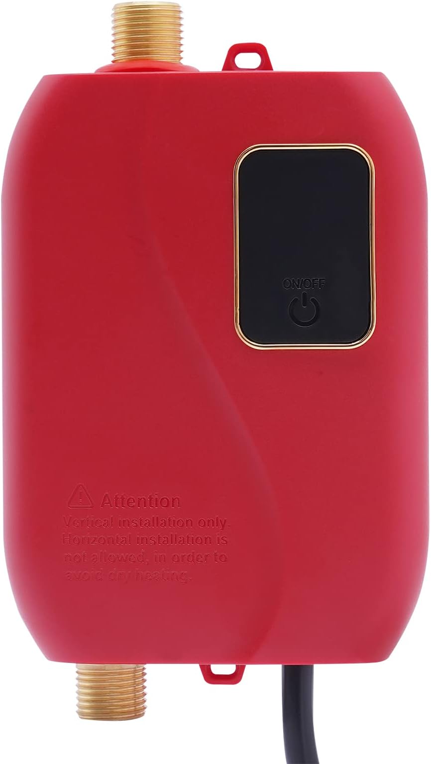 DHBREK Tankless Electric Water Heater 110V 3000W On Demand Endless Hot ...