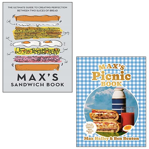 Max Halley 2 Books Collection Set (Max's Picnic Book, Max's Sandwich ...