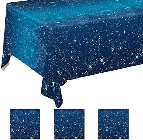 Amazon.com: Space Tablecloth Starry Night Tablecloth Decorations ...