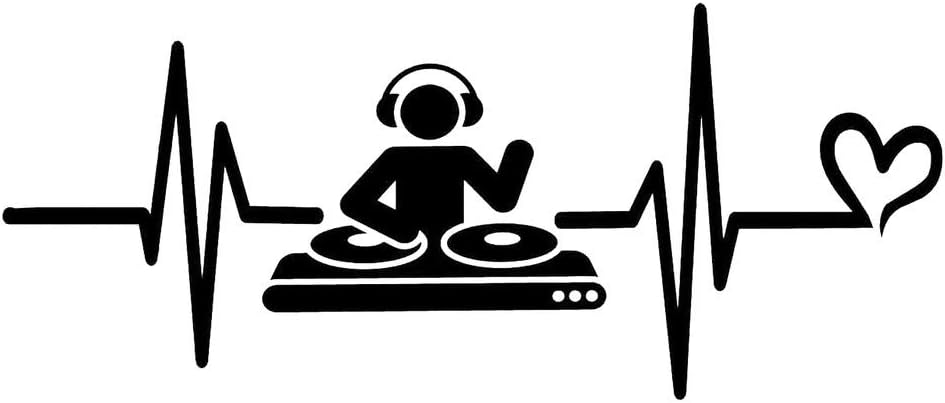 Amazon.com - DJ with Turntables Spinning Decal Vinyl Sticker|Cars ...