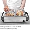 Amazon.com: Chefman Electric Buffet Server + Warming Tray w/Adjustable ...