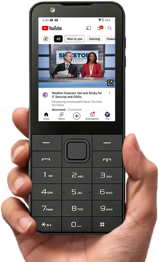 Amazon.com: TIQ mini M5 | 4G | Android 13 | Play Store | Dual Sim Card ...