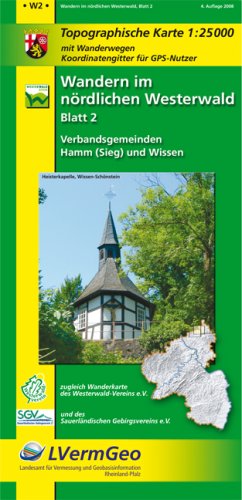 Topographische Karten Rheinland-Pfalz, Wandern im nördlichen Westerwald ...