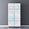 Amazon.com: Boho Self Adhesive Vinyl Refrigerator Wrap Set Floral ...