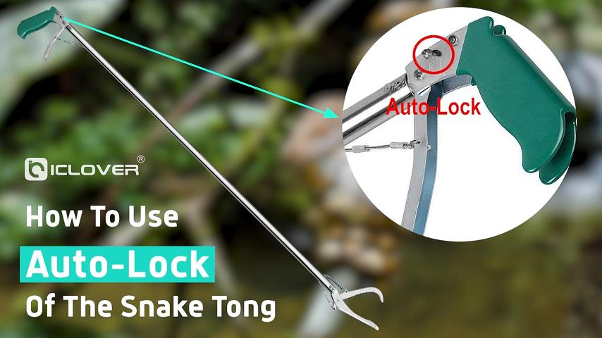 Watch How to use the AUTO-LOCK of snake tongs! on Amazon Live