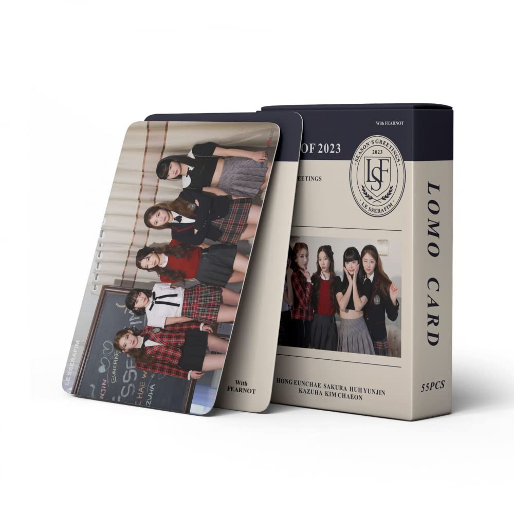 Goodern 55pcs Le Sserafim Lomo Cards Le Sserafim Cards Le | Desertcart ...