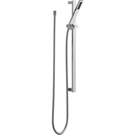 Delta Faucet Vero Single-Spray Touch-Clean Wall-Mount Slide Bar Hand ...