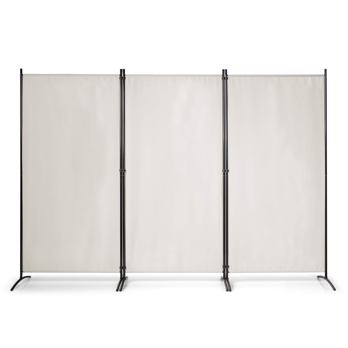 CASART 3 Panels Room Divider, Folding Protective Screen, Room Partition ...