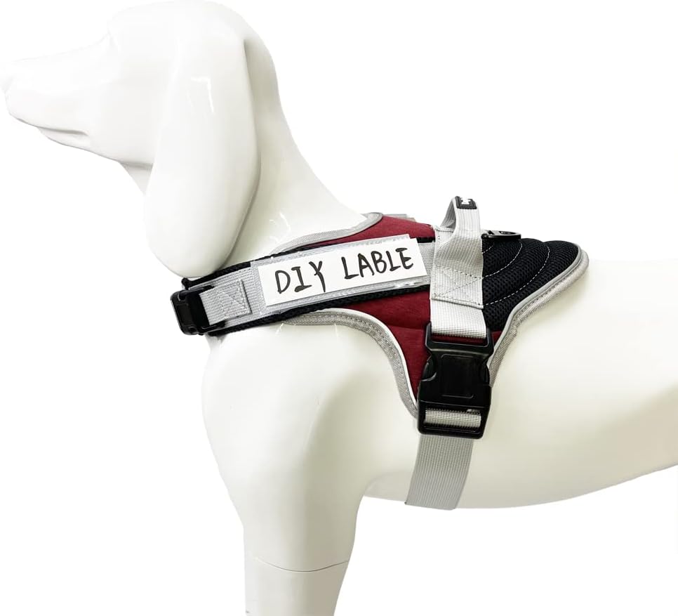 Amazon.com : DogFad Pet Vest to Prevent Tugging No-Pull Reflective Dog Vest Breathable ...