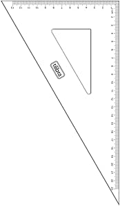 Esquadro Escolar Escaleno N.26 60°, Tilibra, Académie, Transparente ...