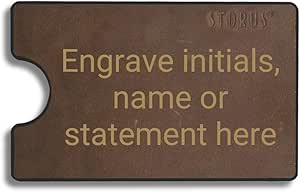 Amazon.com: Storus Smart Wallet Leather, Slim Minimalist RFID Blocking ...