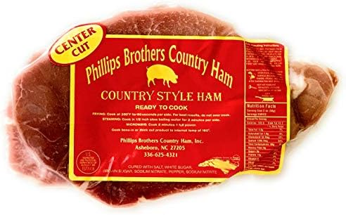 Amazon.com: Phillips Brothers Country Hams Center Cut : Grocery ...