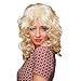 WIG ME UP - 3014-P88 Karneval Fasching Perücke voluminös lang Blond ...
