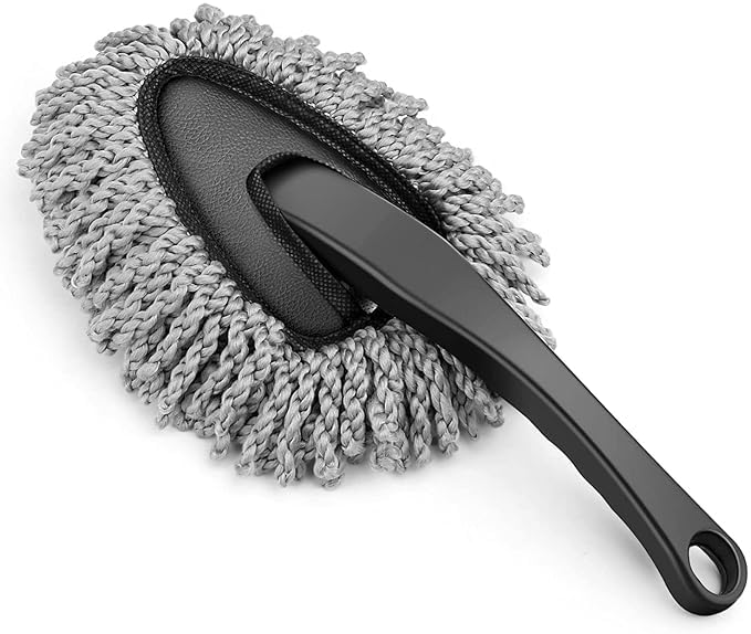 Microfiber Mini Car Cleaning Duster with Handle, Detailing Brush – Pack ...