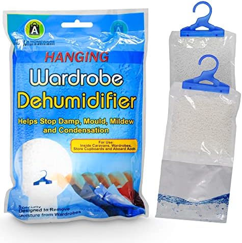 ARIANA HOMEWARE Hanging Wardrobe Dehumidifier - Pack of 6 | Disposable ...