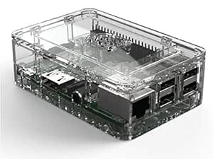 Amazon.in: Buy REES52 Raspberry Pi 3 Model B+ Crystal Clear Case ...
