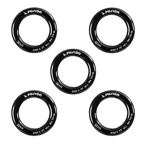 Snapklik.com : Perfect Tension Aluminum O-Ring Large 2.625 Black 32KN 5 ...