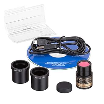 AmScope MD500-CK 5MP USB 2.0 Colour CMOS Digital Eyepiece Microscope ...