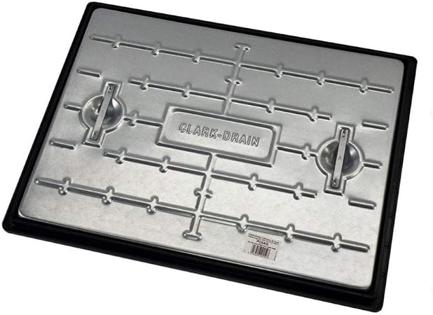 Clark Drain 600 x 450mm Galvanised S/S Pedestrian 2.5T Manhole Cover ...