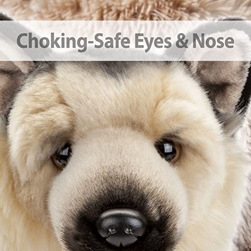 VFM – Premium Alsatian Dog Plush 30cm German Shepherd Soft Toy Super ...