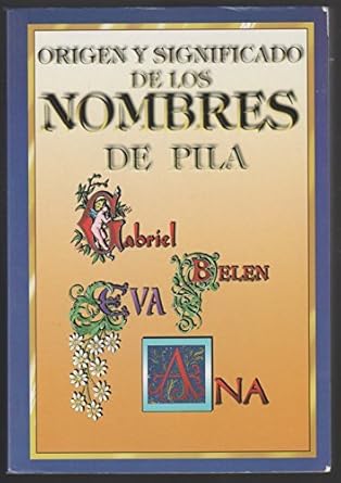 Amazon.com: Origen y significado de los nombres de pila: 9788446909194 ...