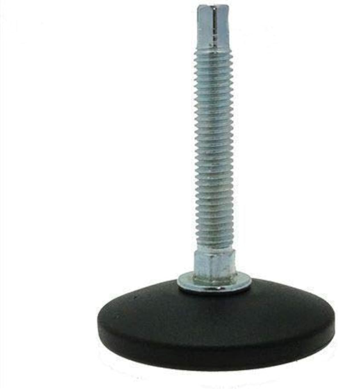 10 Pack of Fixed Adjustable Feet, M8 x 40mm Thread Length, 48mm Base ...