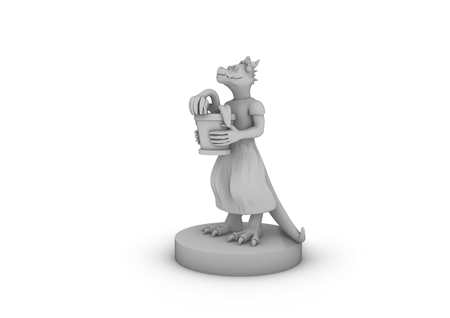 Amazon.com: Kobold Female Holding a Wilted Daisy Tabletop DND Gaming ...