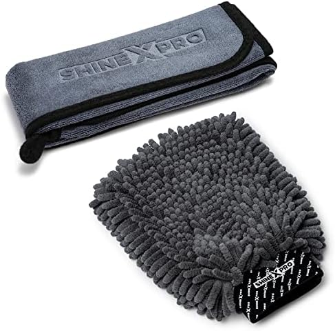 ShineXPro Microfiber Car Cleaning Cloth - OG Soft 500 GSM Extra Large ...