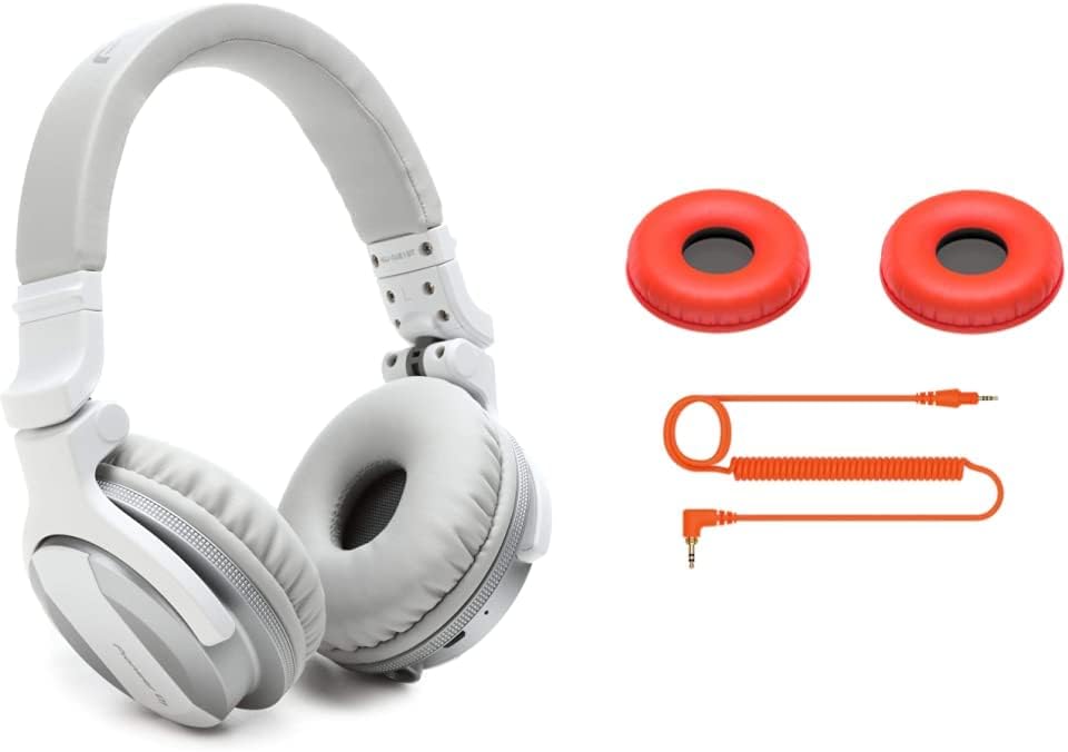 Amazon.com: Pioneer DJ HDJ-CUE1BT On-Ear Bluetooth DJ Headphone - White ...