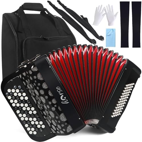 Amazon.com: 62 Keys 60 Bass Accordion, Button Accordions Educational ...