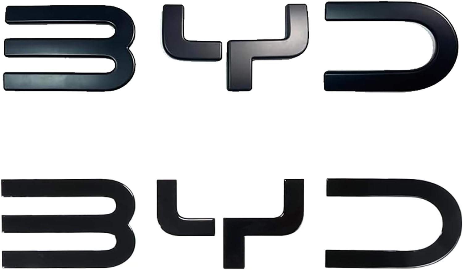 MCRACING 2 PCS BYD Shark 6 Pickup Trunk Logo Sticker Cover Emblem Badge ...