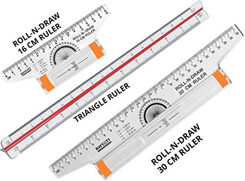 Omega ROLL-N-Draw, 30 Cm Ruler : Amazon.in: Office Products