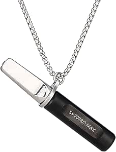 Amazon.com: VelVivid Breathing Necklace for Anxiety and Quitting ...