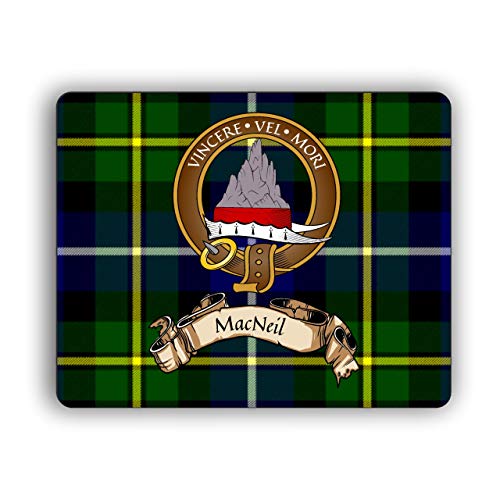Amazon.com: Scottish Clan MacNeil Tartan Crest Computer Mouse Pad ...