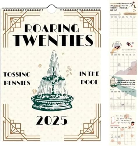 Amazon.com: 2025 Roaring Twenties Calendar Wall Calendar, 2025 TS ...