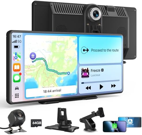 Amazon.com: Plimpton Portable Wireless Carplay Screen - 10.36'' HD ...
