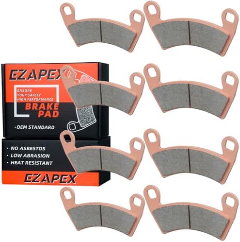 Amazon.com: Upgraded Brake Pads Front and Rear Compatible with Polaris ...