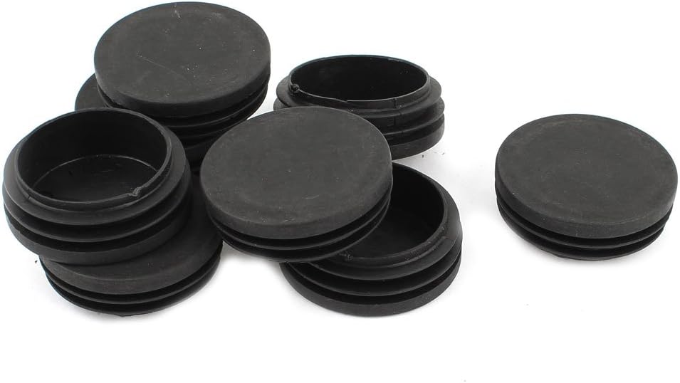 Amazon.com: uxcell 8pcs Black Plastic 50mm Diameter Round Tubing Tube ...