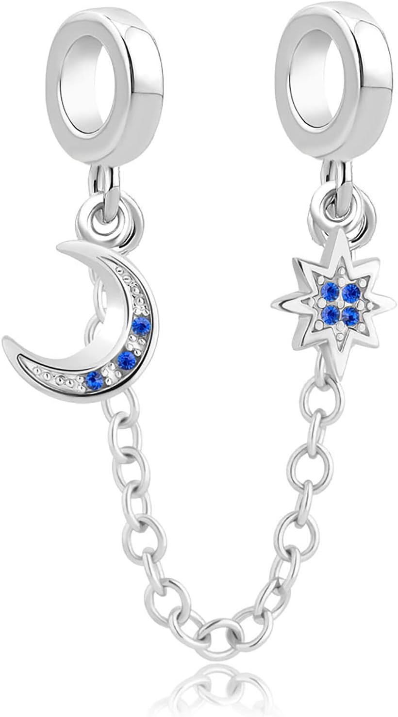 SBI Jewelry Moon Star Charm Stoppers for Bracelets Women Mom Wife ...
