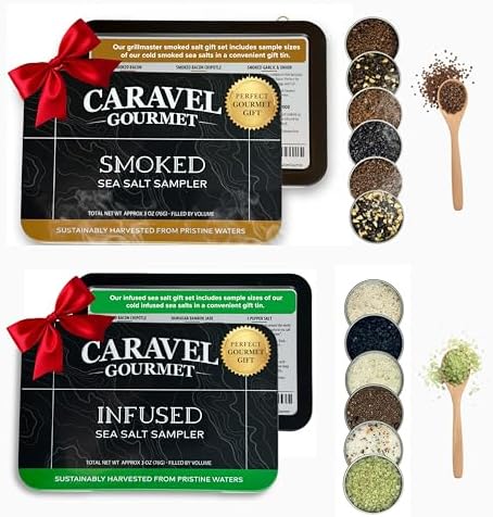 Amazon.com : Sea Salt Gift Set - Infused & Smoked Salt Sampler ...