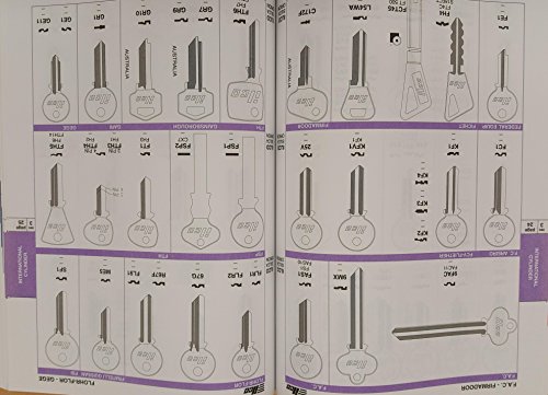 Kaba Ilco 12th Edition Key Blank Directory & Cross Reference Catalog ...