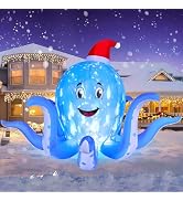 Amazon.com: 12 FT Giant Christmas Inflatables Santa Claus Outdoor ...