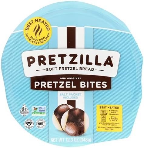 Amazon.com: PRETZILLA Soft Pretzel Bites, 12.3 OZ : Grocery & Gourmet Food