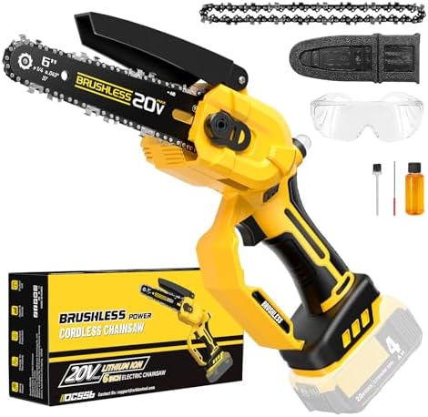 Dewalt Chainsaw DeWalt DCCS623L1 20V Max 8in Brushless Cordless Pruning ...