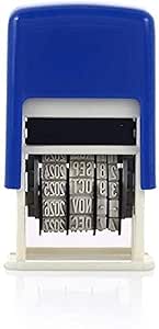 SOLDOUT Economy Date Stamper Self-Inking Date Seal Stamp (Blue, Ink Not ...
