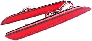 Amazon | AP LED リフレクター レッドレンズ AP-REF-012 入数：1セット(左右) ホンダ用 ステップワゴン RG1/RG2/RG3/RG4 2005年～2009年 ...