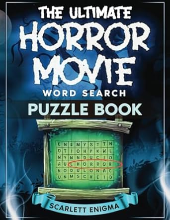 Amazon.com: The Ultimate Horror Movie Word Search Puzzle Book: The 50 ...