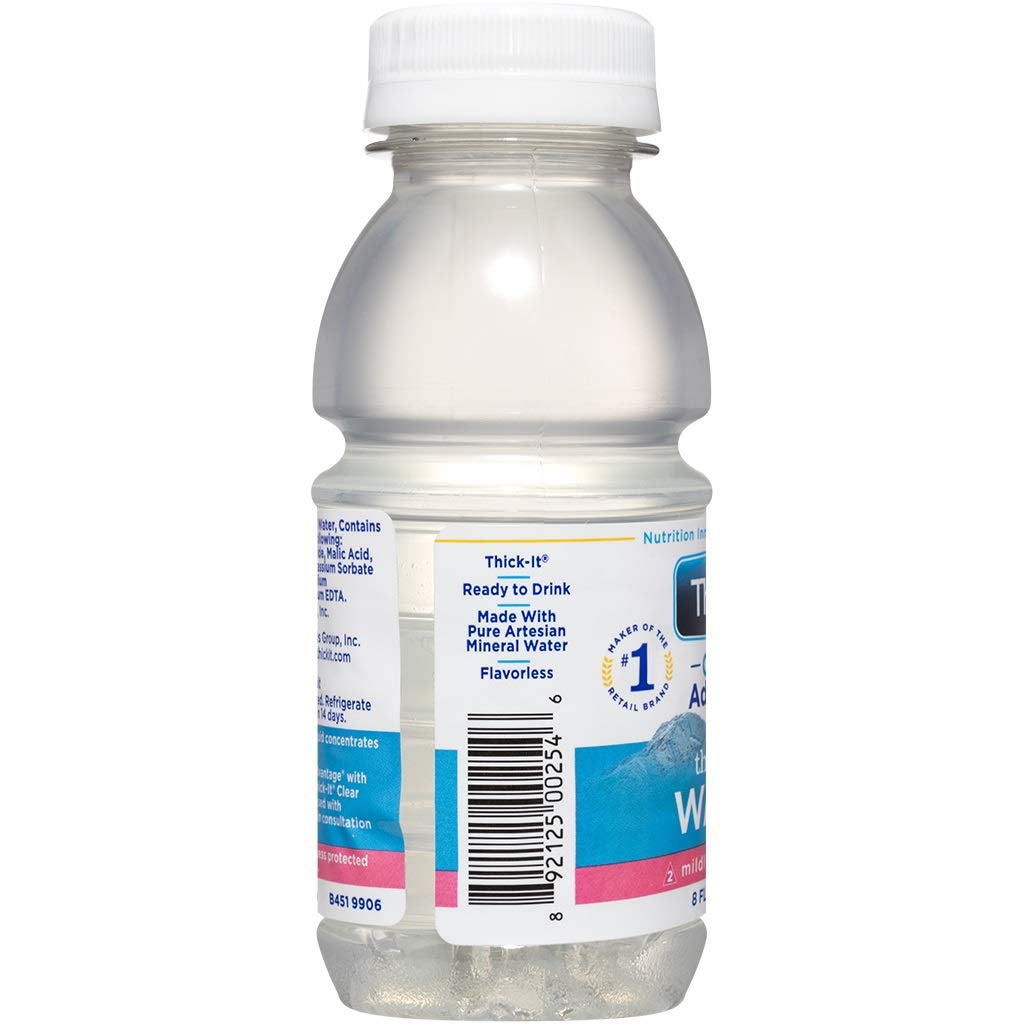 Thick-It Aquacare H2O – Bebida de agua espesa con consistencia de ...