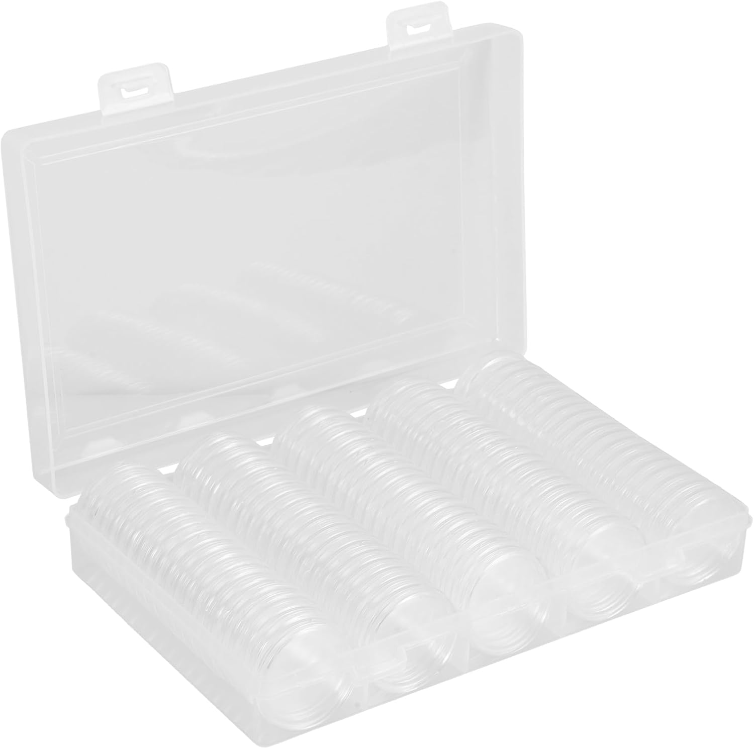 Amazon.com : 100 Pieces Clear Container Organizer Collection Box ...